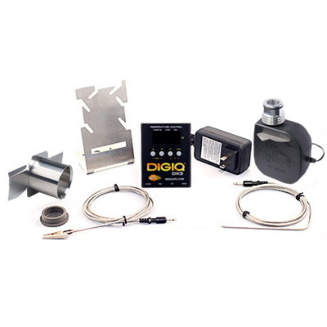 DigiQ Bundle, Pit Viper Fan and Char-Griller Akorn Adapter | BBQ Guru