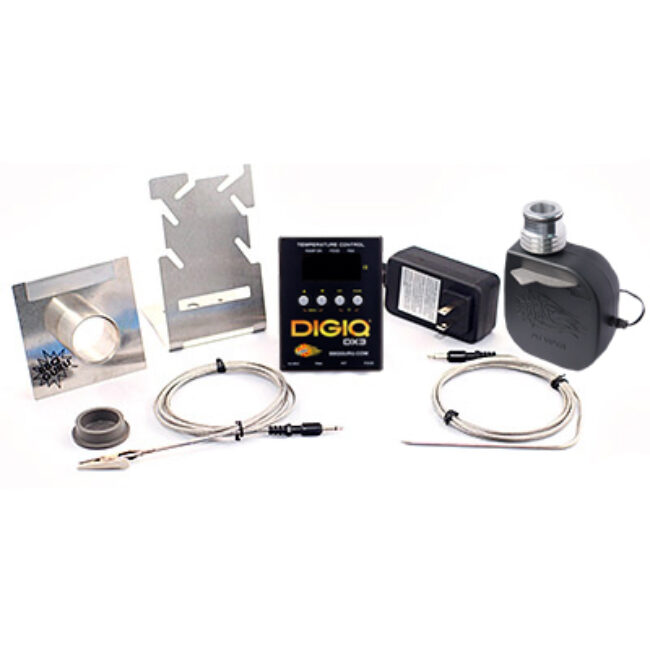 DigiQ Bundle, Pit Viper Fan and Big Steel Keg Adapter | BBQ Guru